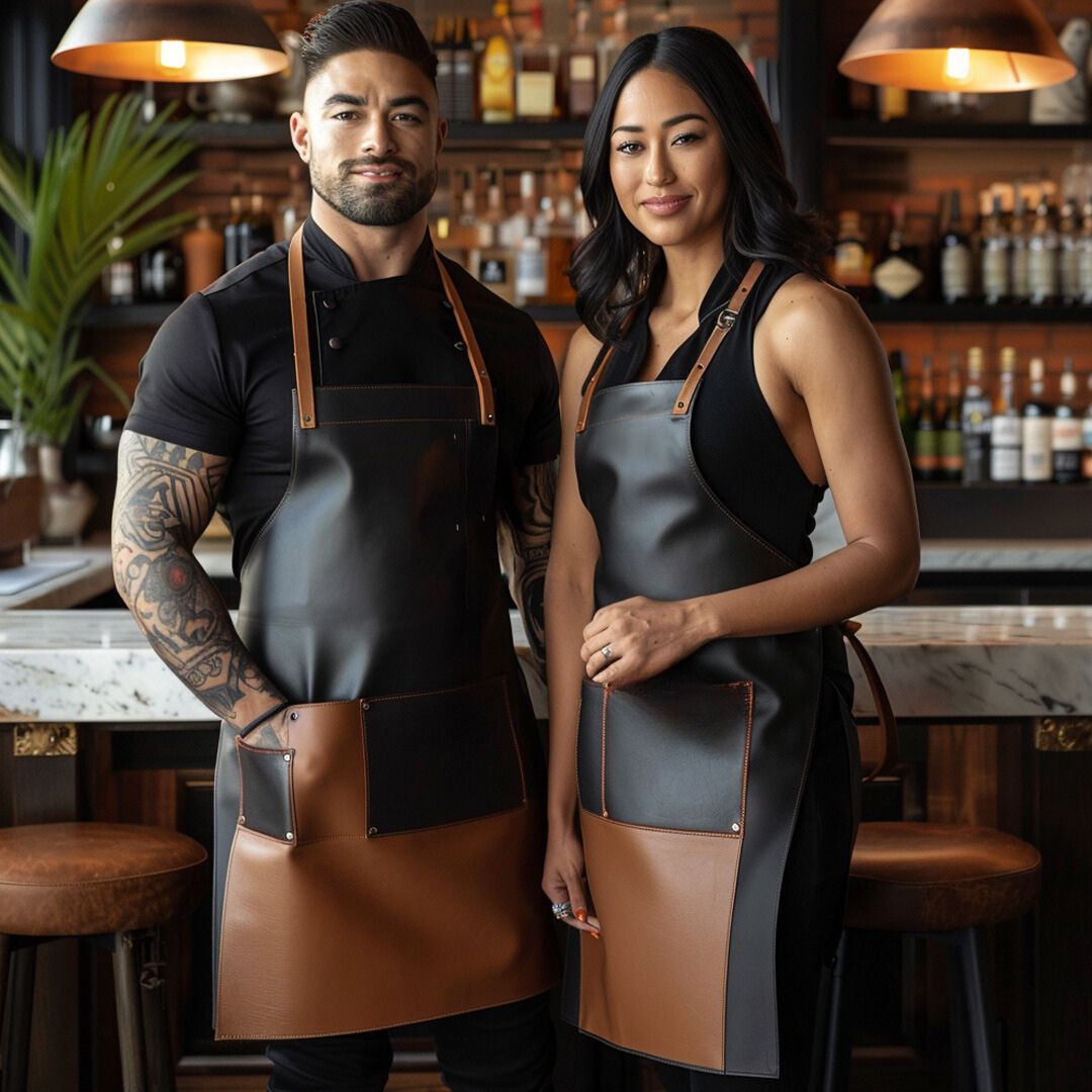 MixMaster Bar Leather Apron - Double Up! – Lapron