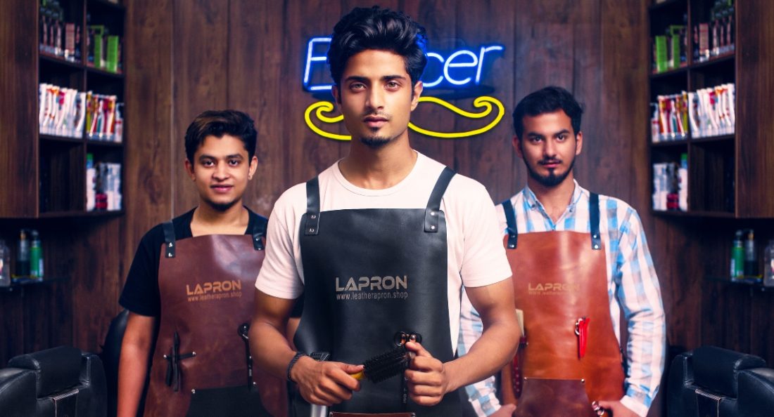 Leather Barber Aprons | High-Quality Designed for Hairstylists – Lapron