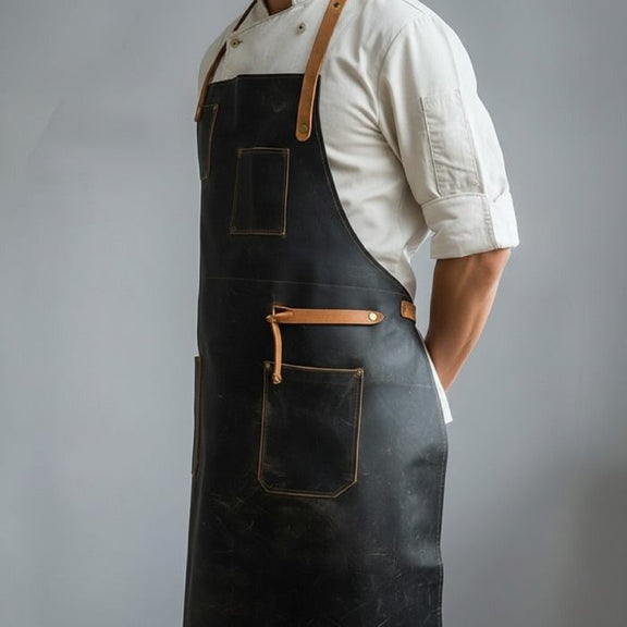 BBQ Savior Leather Grilling Apron – Lapron