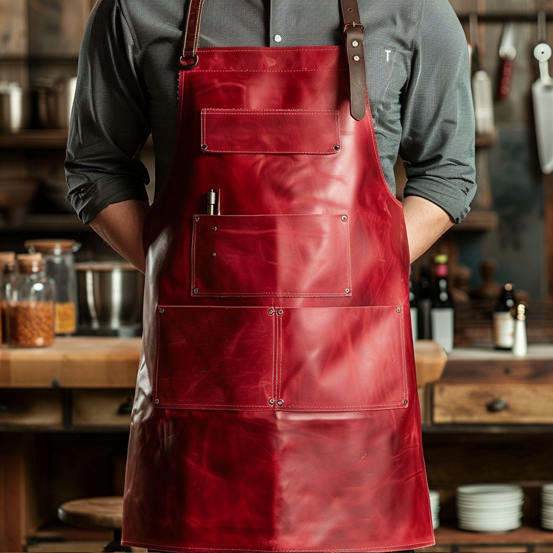 PrimeCut Red Butcher Apron – Lapron