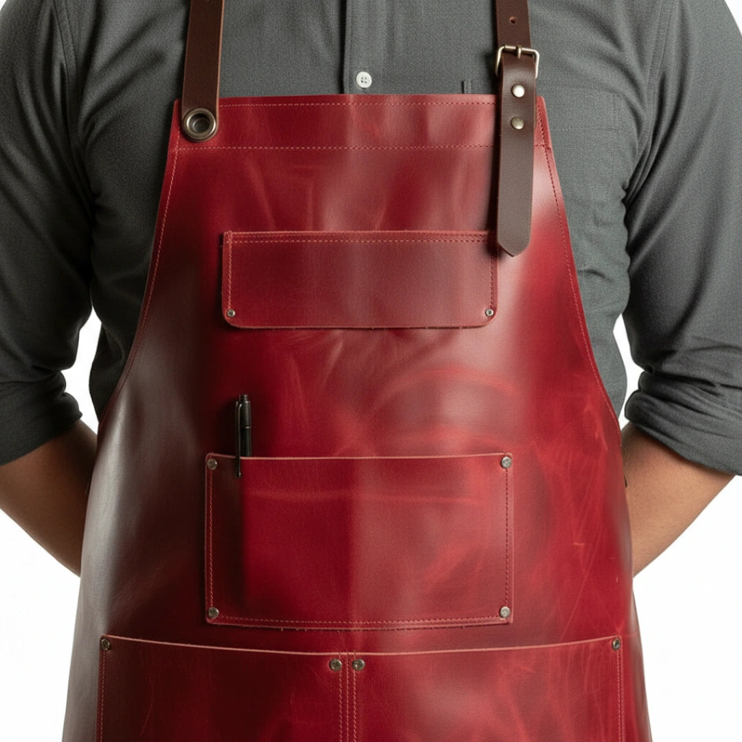 Red Prime Cut Butcher Apron – Lapron