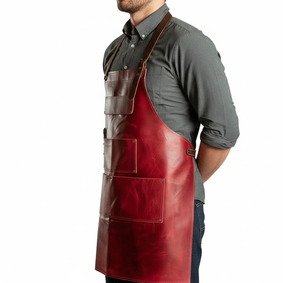 Red Prime Cut Butcher Apron – Lapron