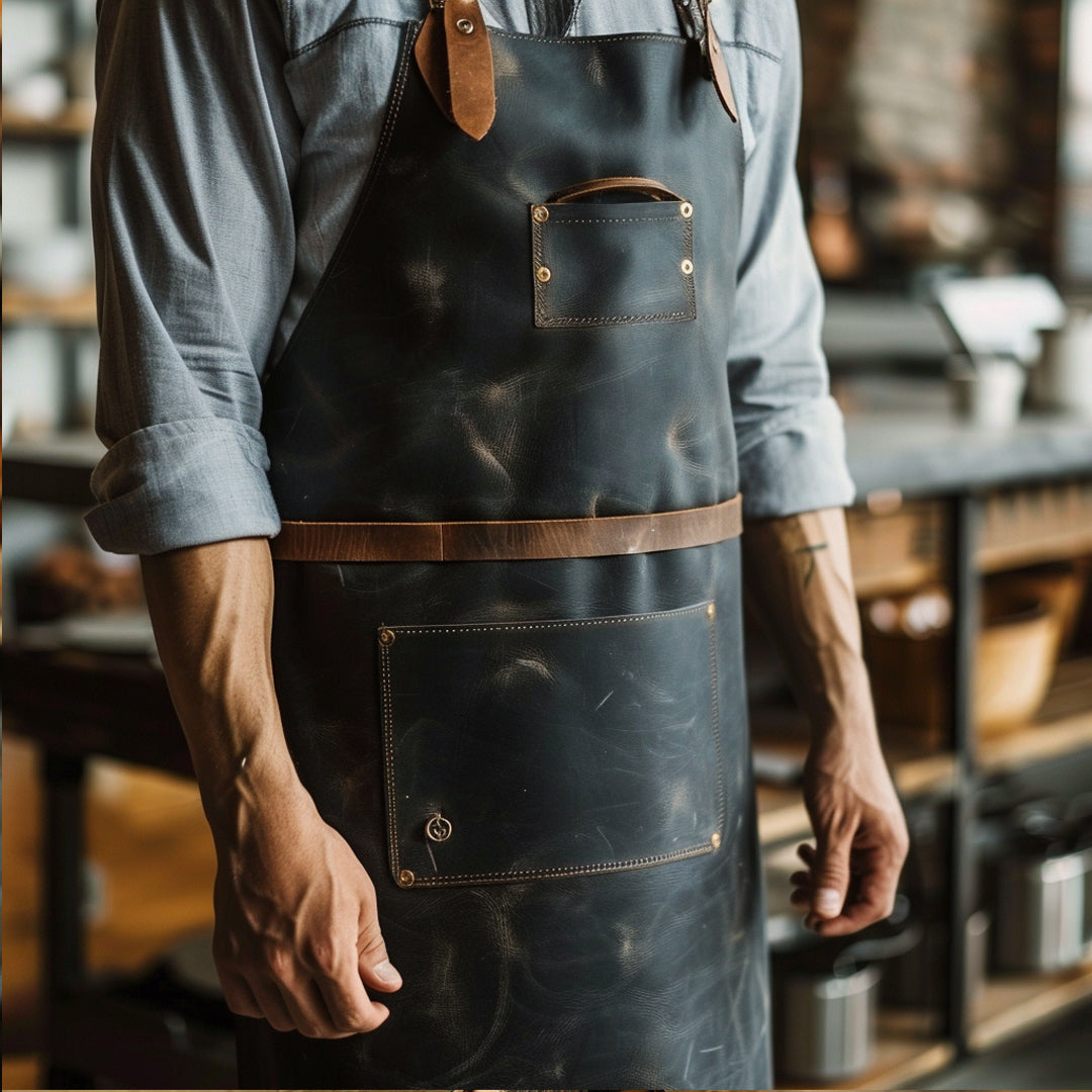 MeatMaster Butcher Leather Apron