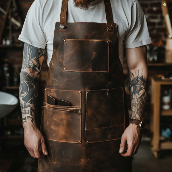 BarberMaster Barber Leather Apron – Lapron