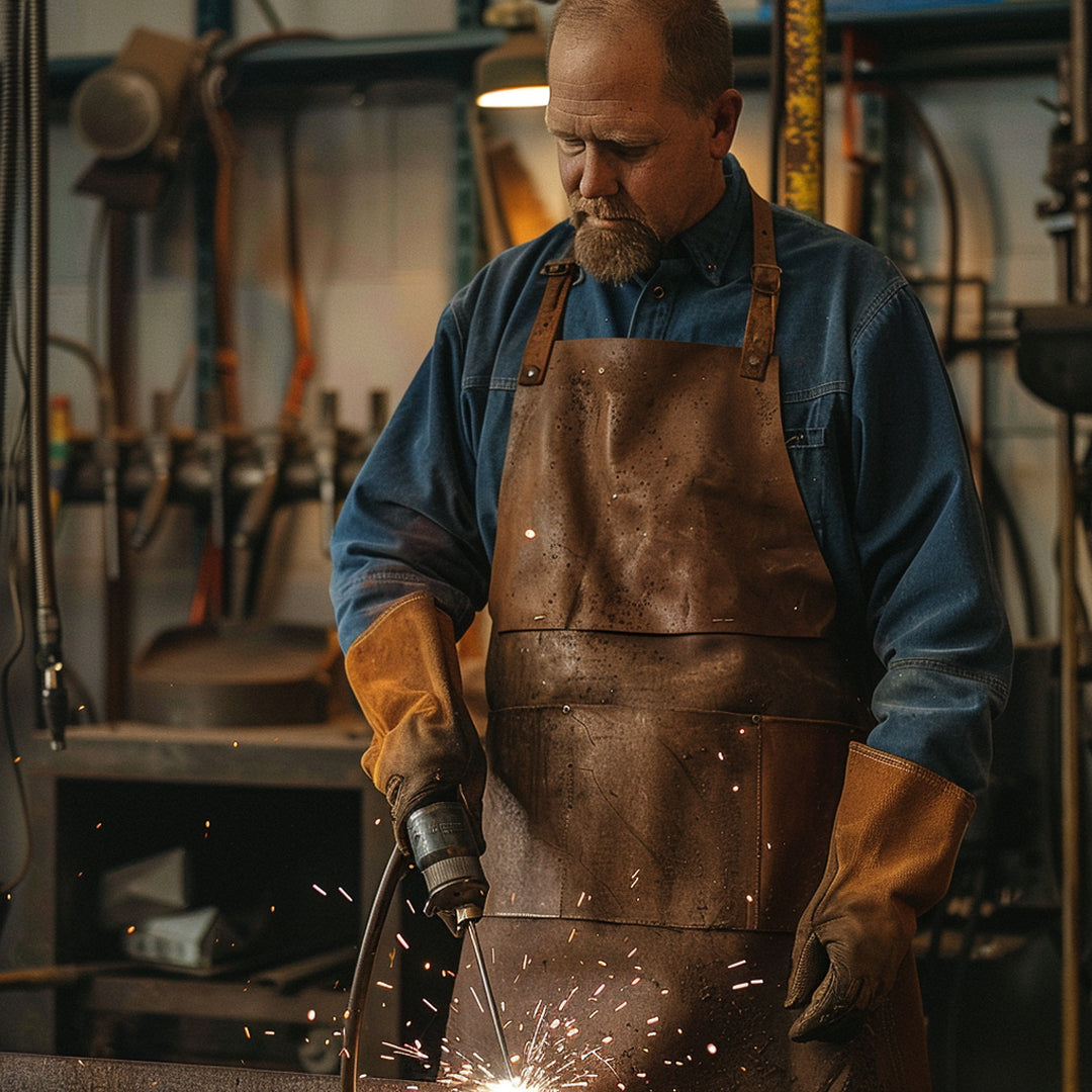 HeatProtector Welding leather Apron – Lapron
