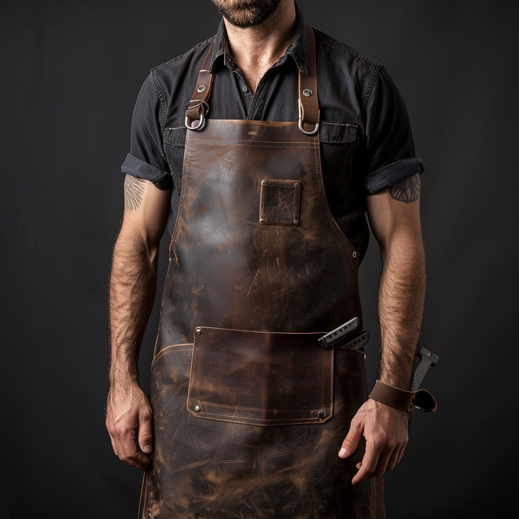 IronGuard BlackSmith Leather Apron – Lapron