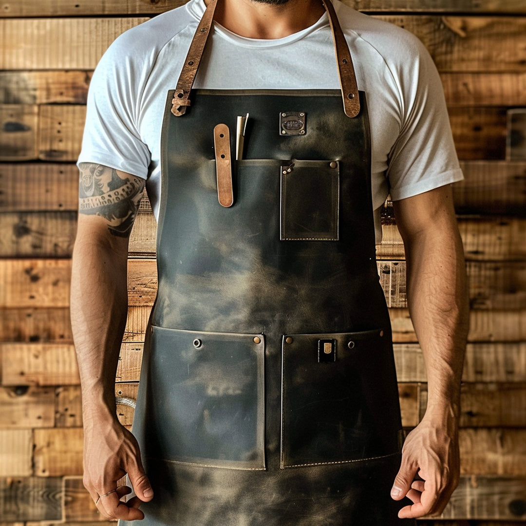 GrillGladiator Butchery Apron – Leather Apron