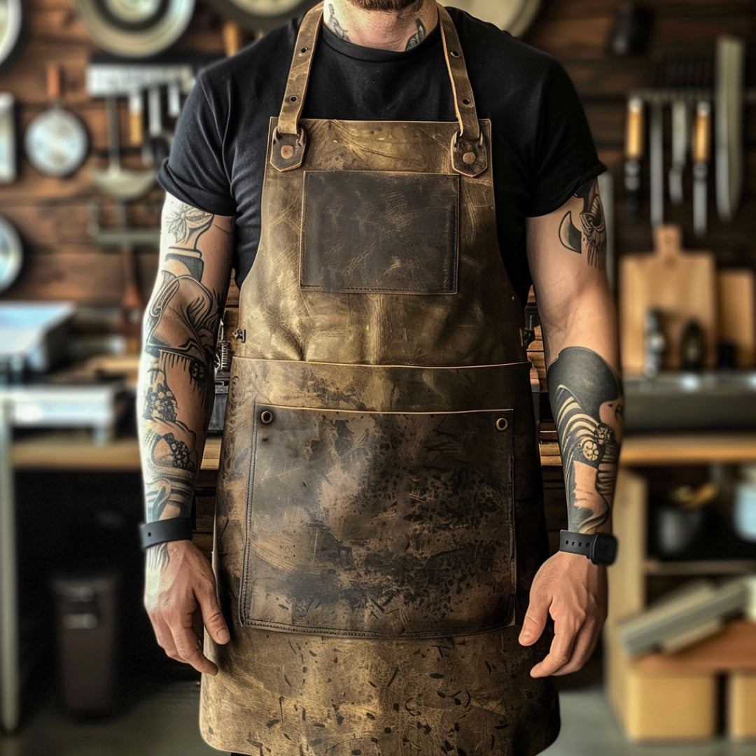 TerraCraft Garden Apron – Leather Apron